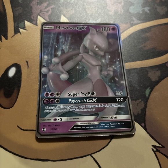 Games | Pokmon Tcg Mewtwo Gx Hidden Fates 3168 Holo Ultra Rare | Poshmark
